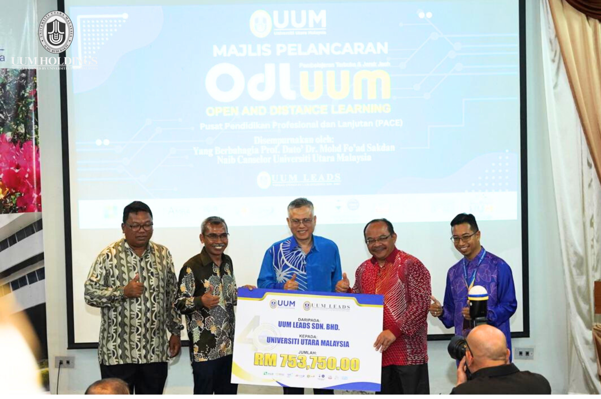 UUM HOLDINGS LAUNCHES OPEN AND DISTANCE LEARNING PROGRAM AND CONTRIBUTE ...